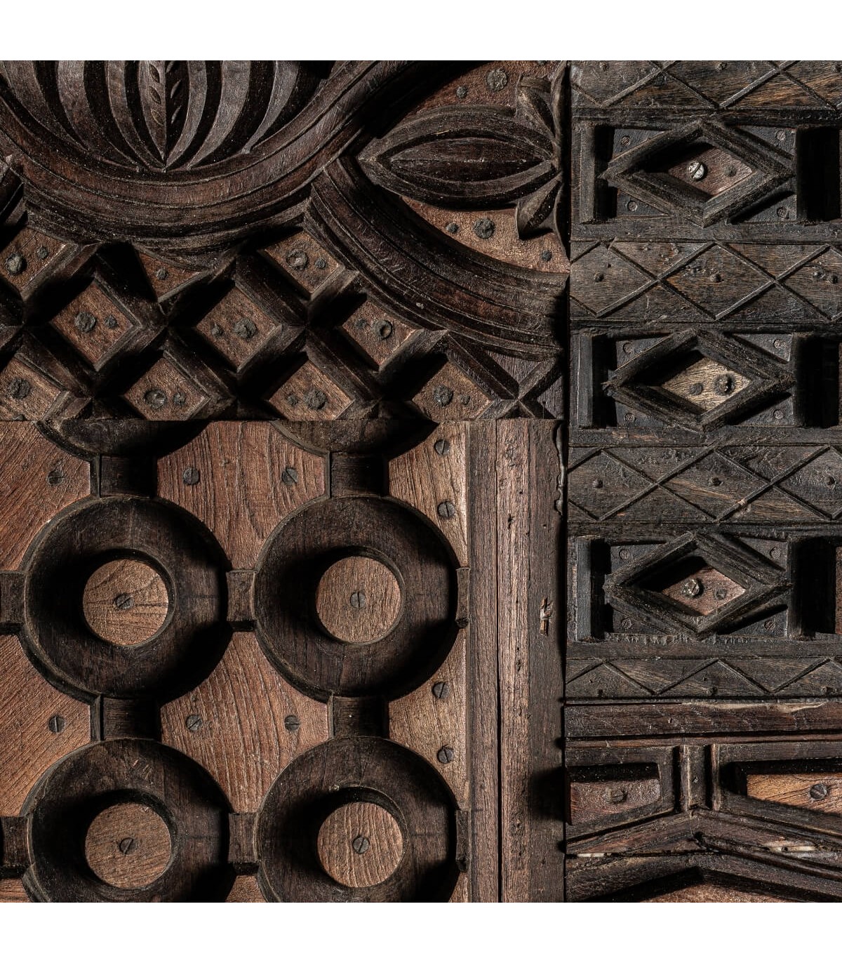 PANEL DECORATIVO 182 X 122 KISSEY ARTESANAL MADERA MANGO